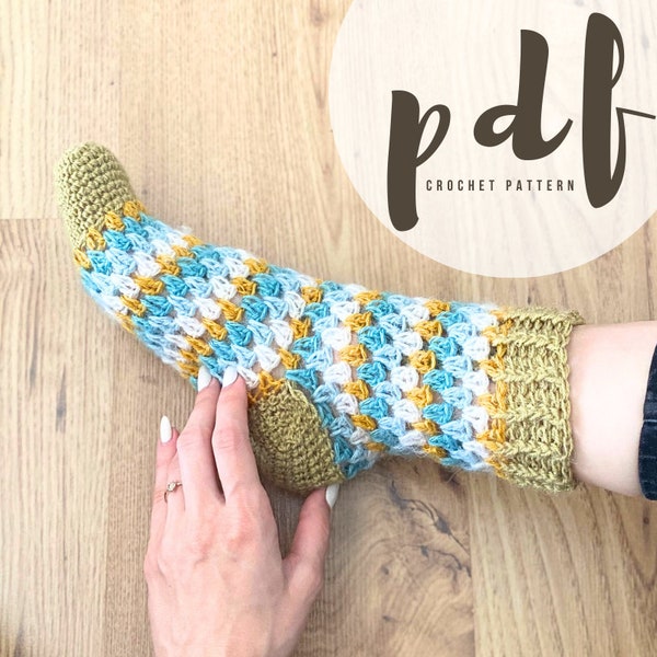 Granny Socks Pattern - Etsy