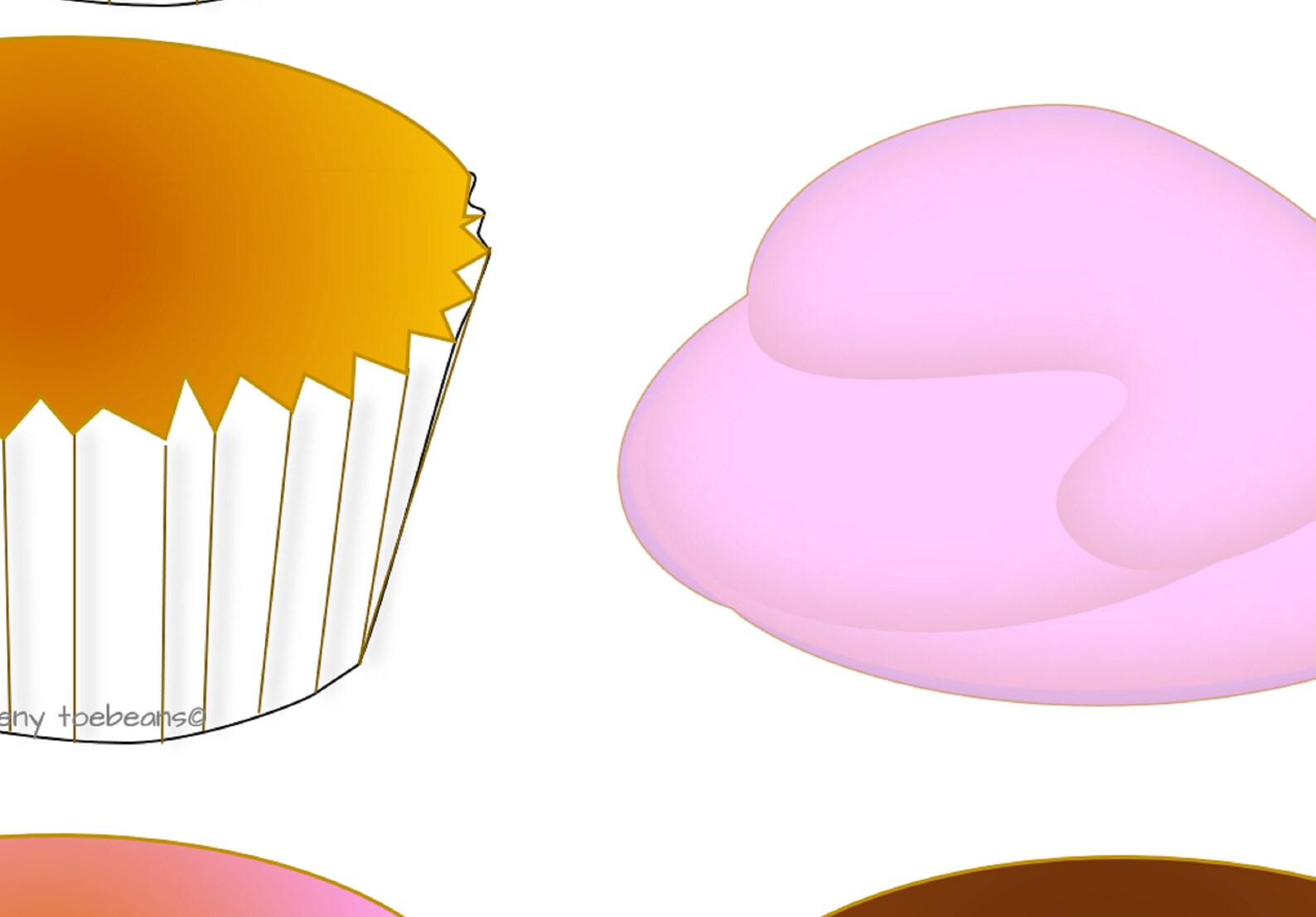 Let's Make Cupcakes! 70+ Pc. Clipart Set, Education, Child, Speech ...