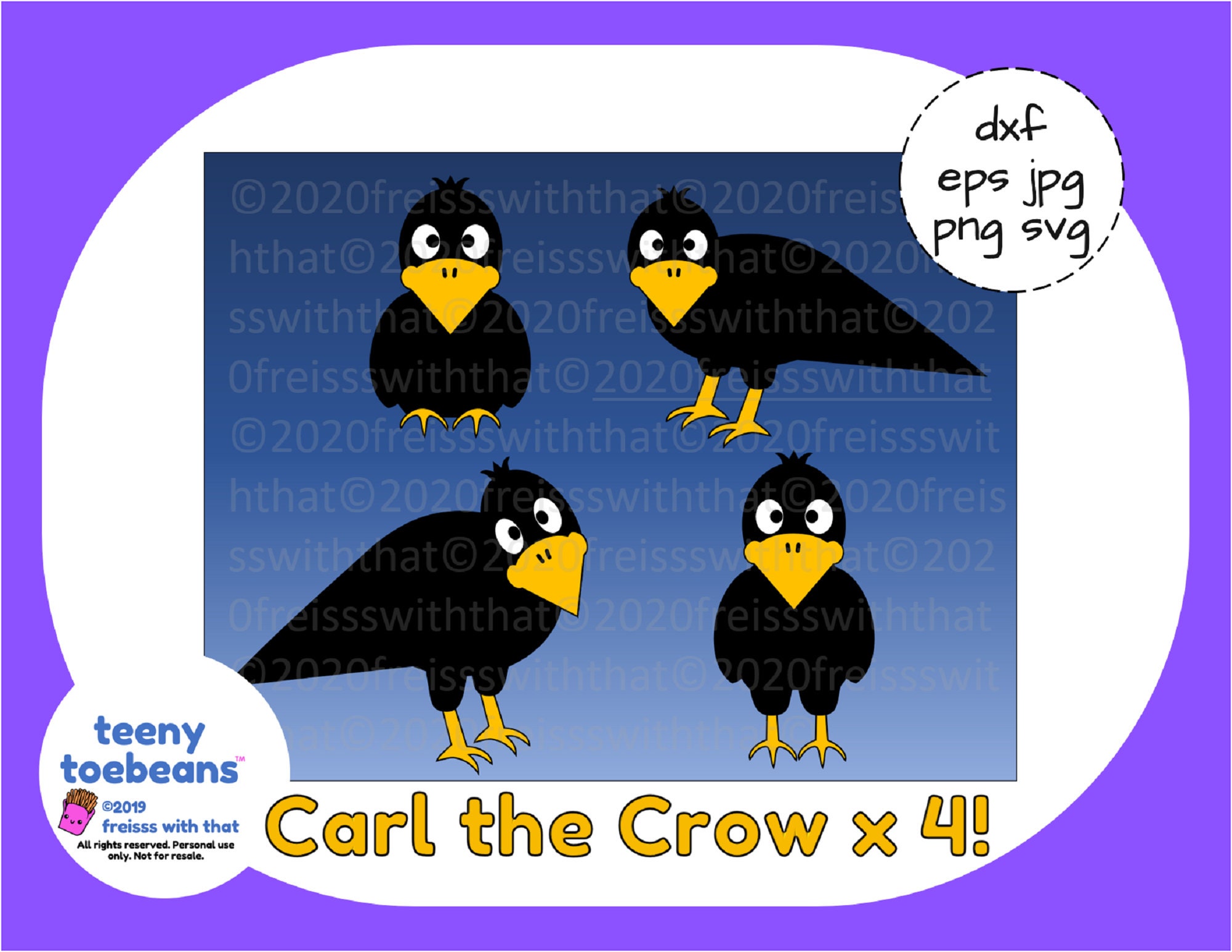 Crow Wallpaper Border