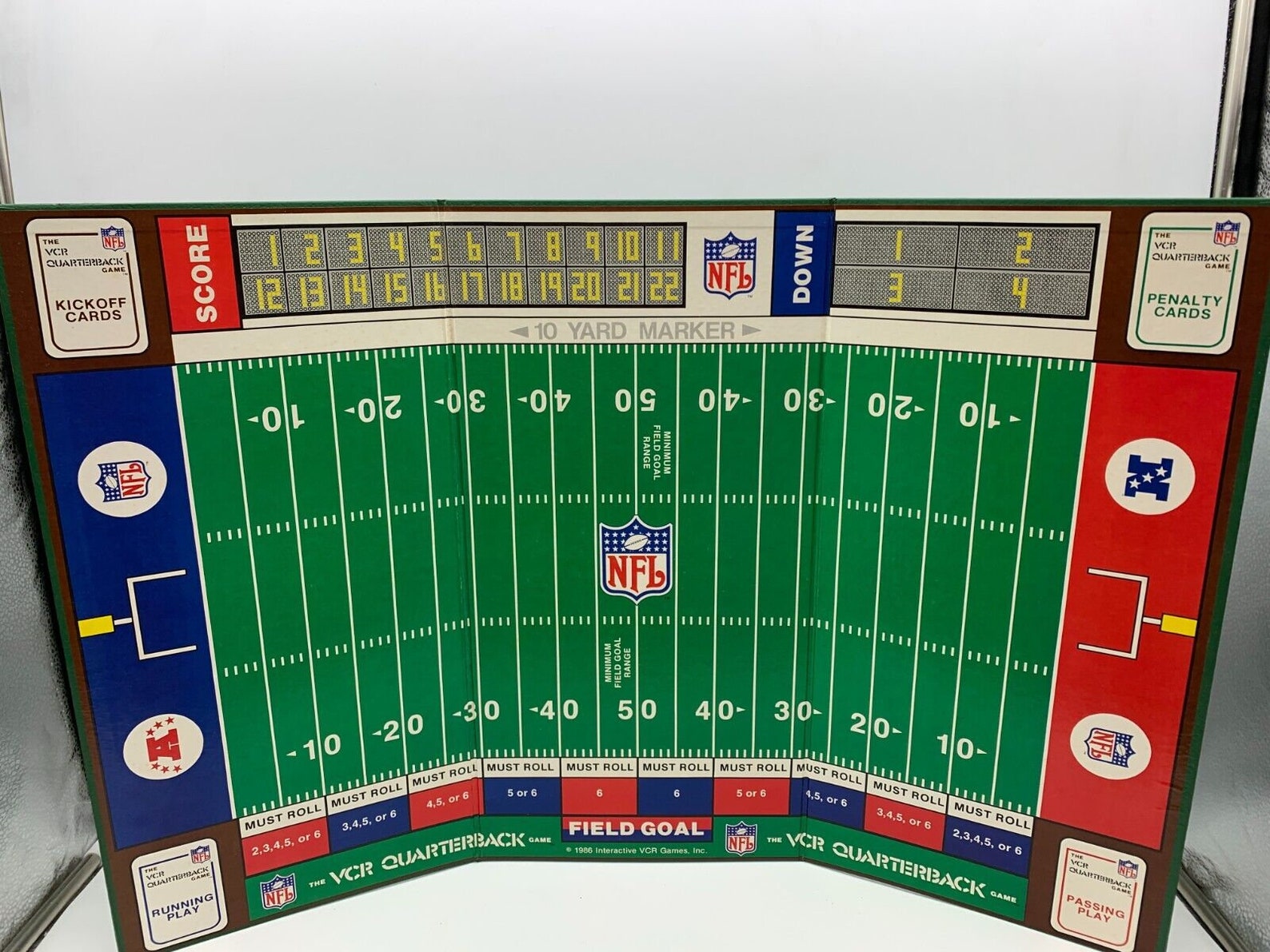 1986 NFL VCR VHS Quarterback Game Complete Untested National Football ...