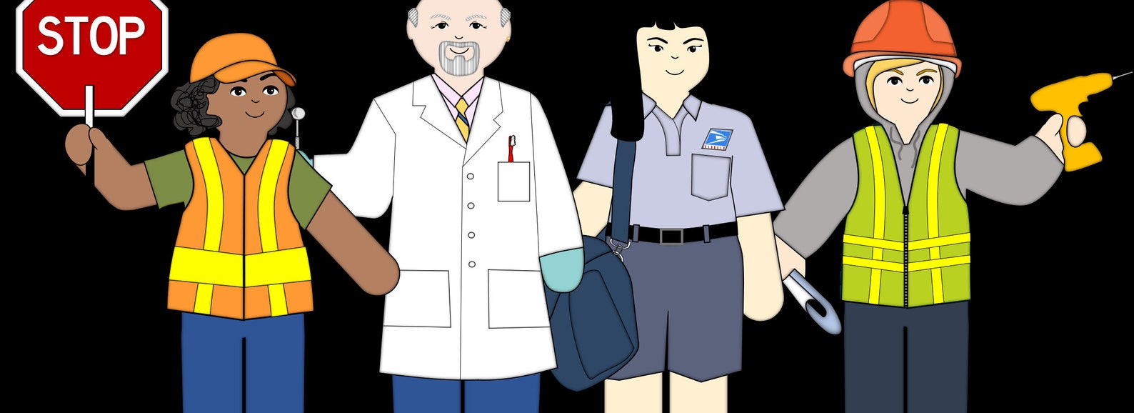 Let's Meet Community Helpers! 16 Pc. Clipart Set, Education, Child ...