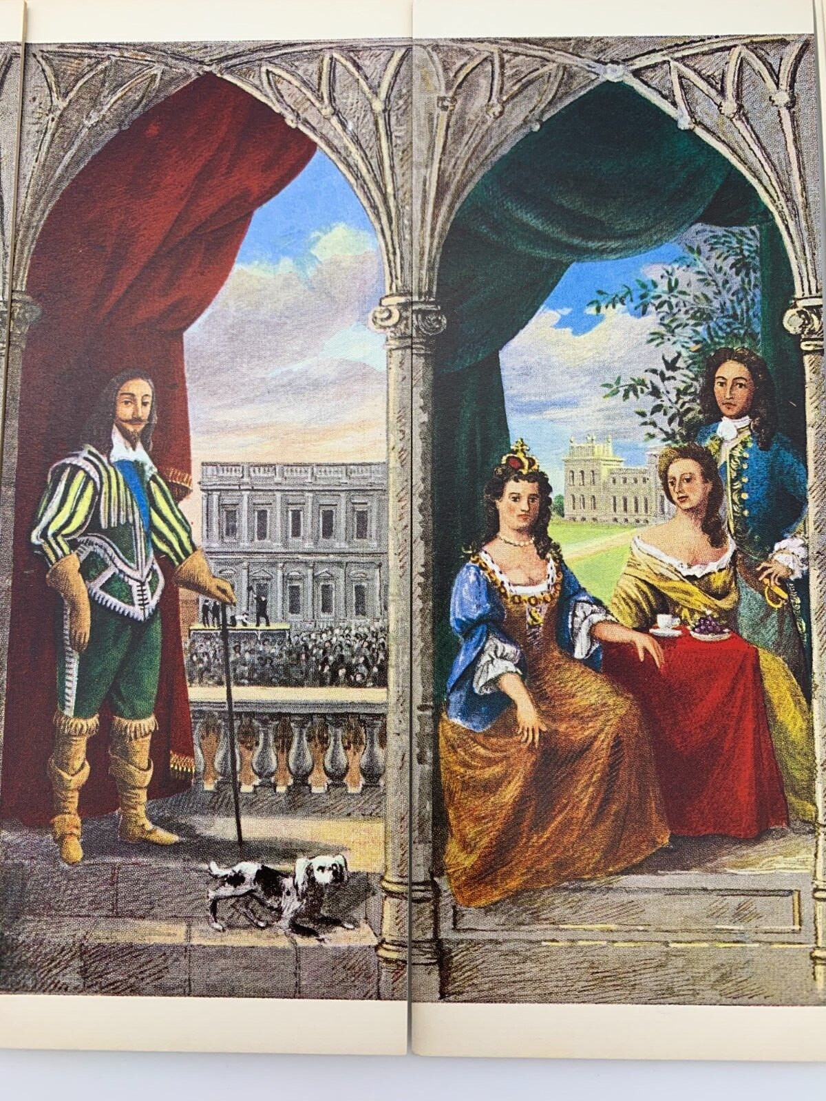 RARE 1958 Pictorama #5- KINGS & QUEENS History/picture Ed Card Game ...