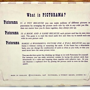 RARE 1958 Pictorama #5- KINGS & QUEENS History/picture Ed Card Game ...