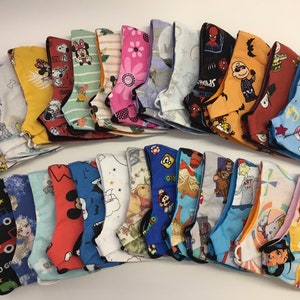 Reusable Cartoon Face Masks - Etsy