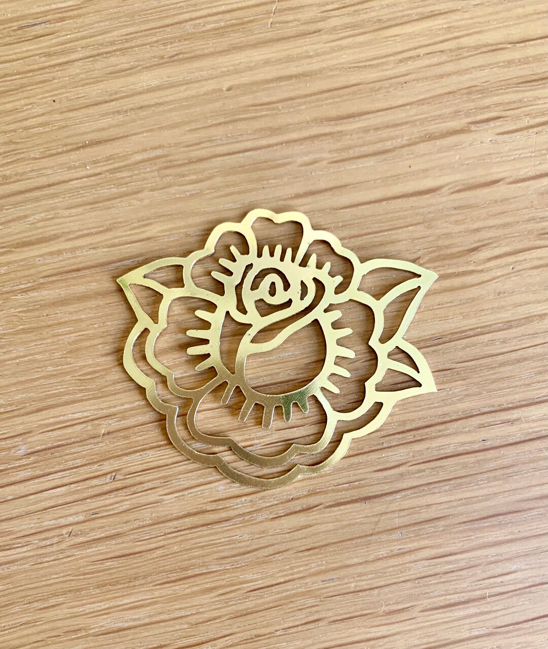 Rose Bookmark- Traditional Rose- Rose Tattoo Bookmark- Rose Bookmark ...