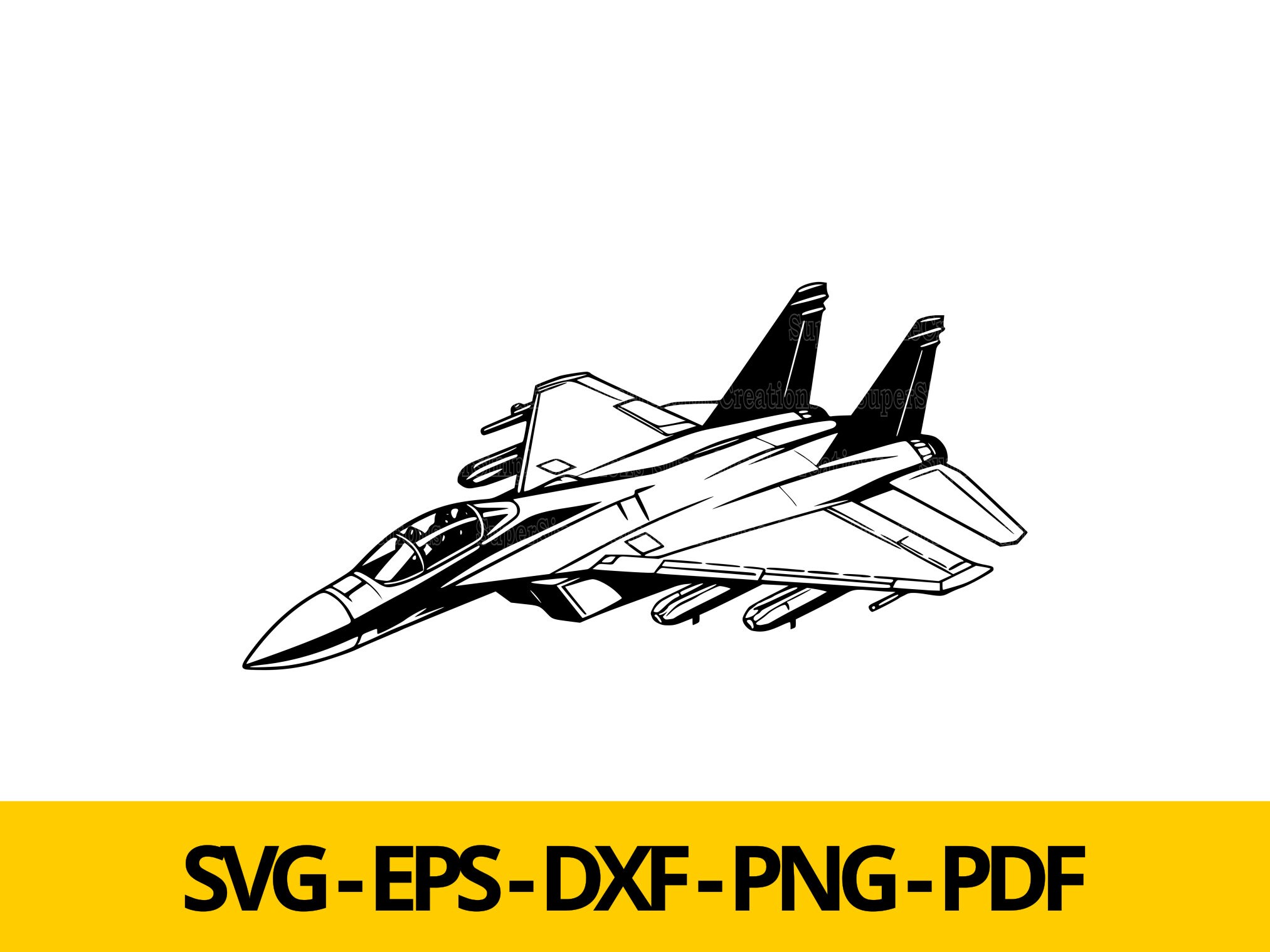 F-14 Tomcat Fighter Jet Svg, Eps, Dxf and Png | Warbird Svg| Vector ...