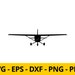 Cessna Plane Svg, Eps, Dxf and Png | Aeroplane Svg| Vector Image ...