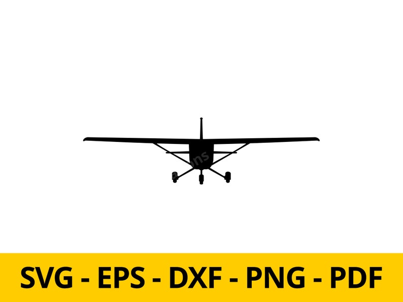 Cessna Plane Svg, Eps, Dxf and Png | Aeroplane Svg| Vector Image ...
