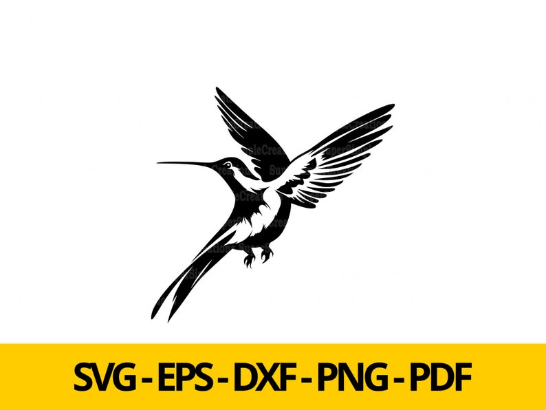 Hummingbirds Svg - Hummer Bird Comercial Use Clipart Animal Art Digital ...