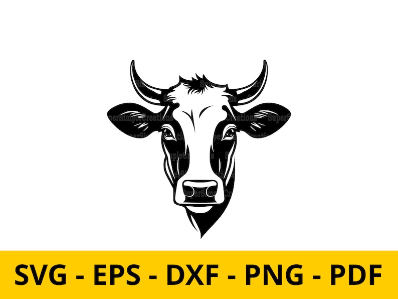 Cow Bundle Svg - Cow Laser Engraving Art Vector File Clipart Art ...