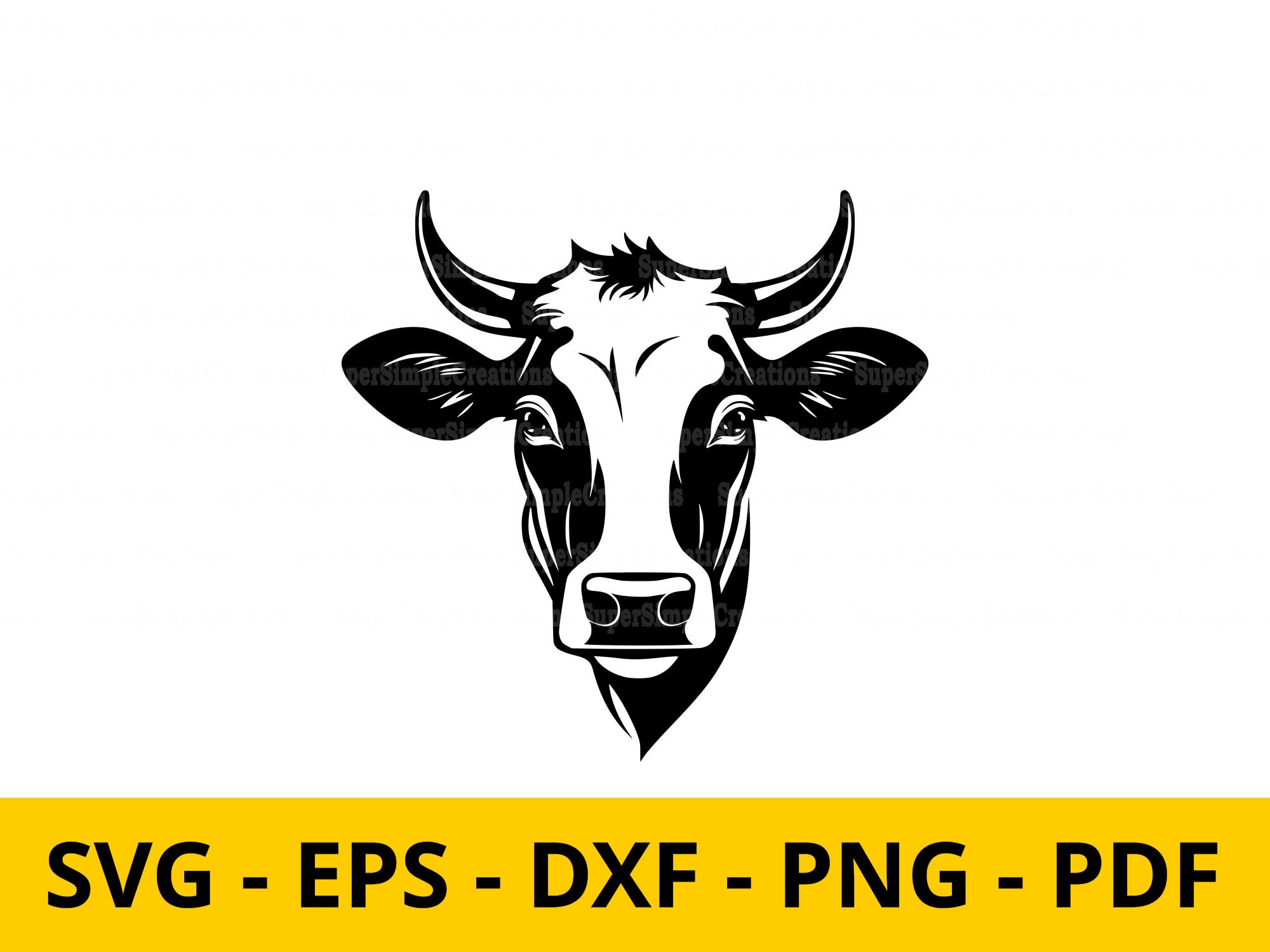 Cow Svg - Cow Laser Engraving Art Vector File Clipart Art Digital ...