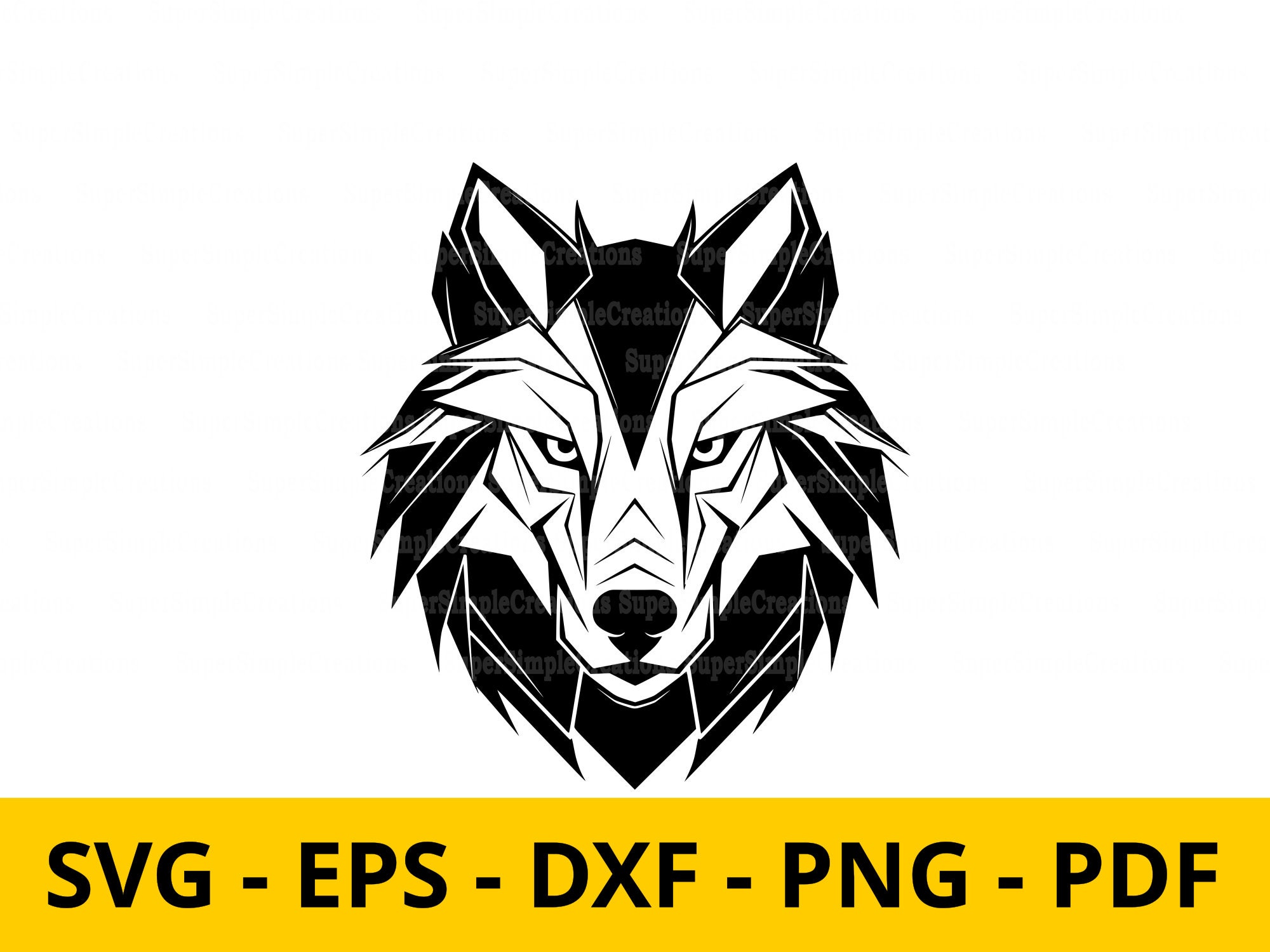 Wolf Bundle Svg - Comercial Use Clipart Art Digital Download T-shirt ...