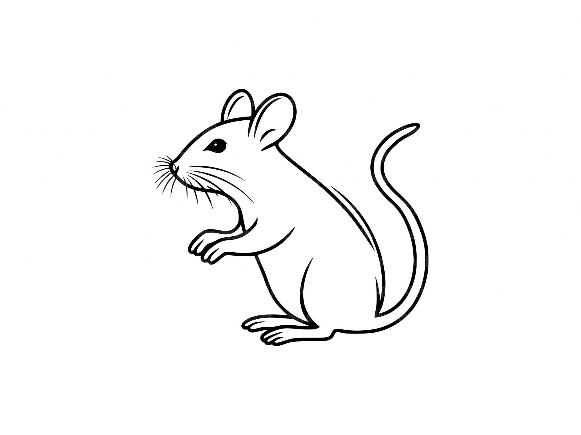 Mouse Vector Design Svg Clipart Art Digital Download T-shirt Design ...