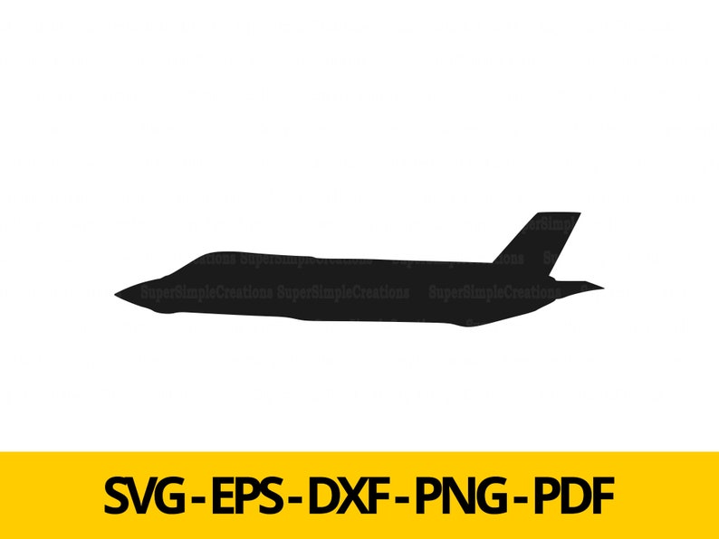 F-35 Lightning Fighter Jet Svg, Eps, Dxf and Png | Warbird Svg| Vector ...