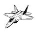 F-22 Fighting Raptor Svg, Eps, Dxf and Png | Warbird Svg| Vector Image ...