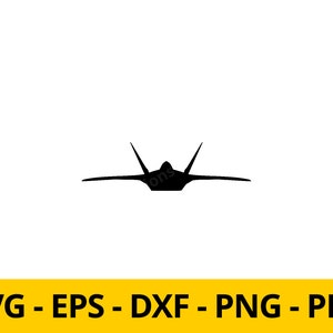 F-22 Raptor Silhouette | Clipart | Warbird Svg| Fighter Plane Svg ...