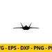 F-22 Raptor Silhouette | Clipart | Warbird Svg| Fighter Plane Svg ...