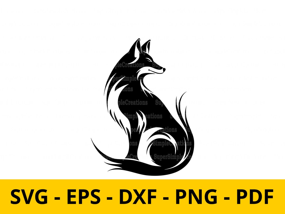 Fox Svg - Comercial Use Clipart Foxyart Digital Download T-shirt Design ...
