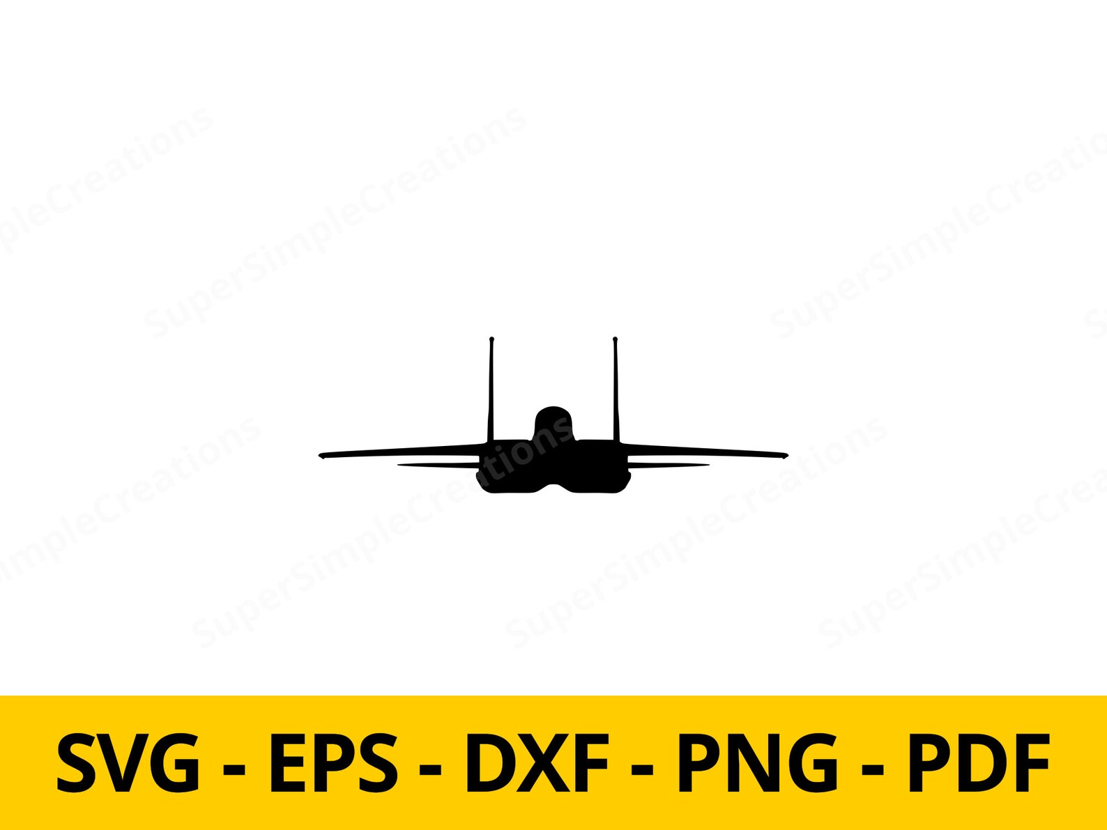 F-15 Eagle| Clipart | Warbird Svg| Fighter Plane Svg | Plane | Digital ...