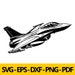 F-16 Fighting Falcon Bundle Svg | Warbird Svg| Vector Image | Clipart ...