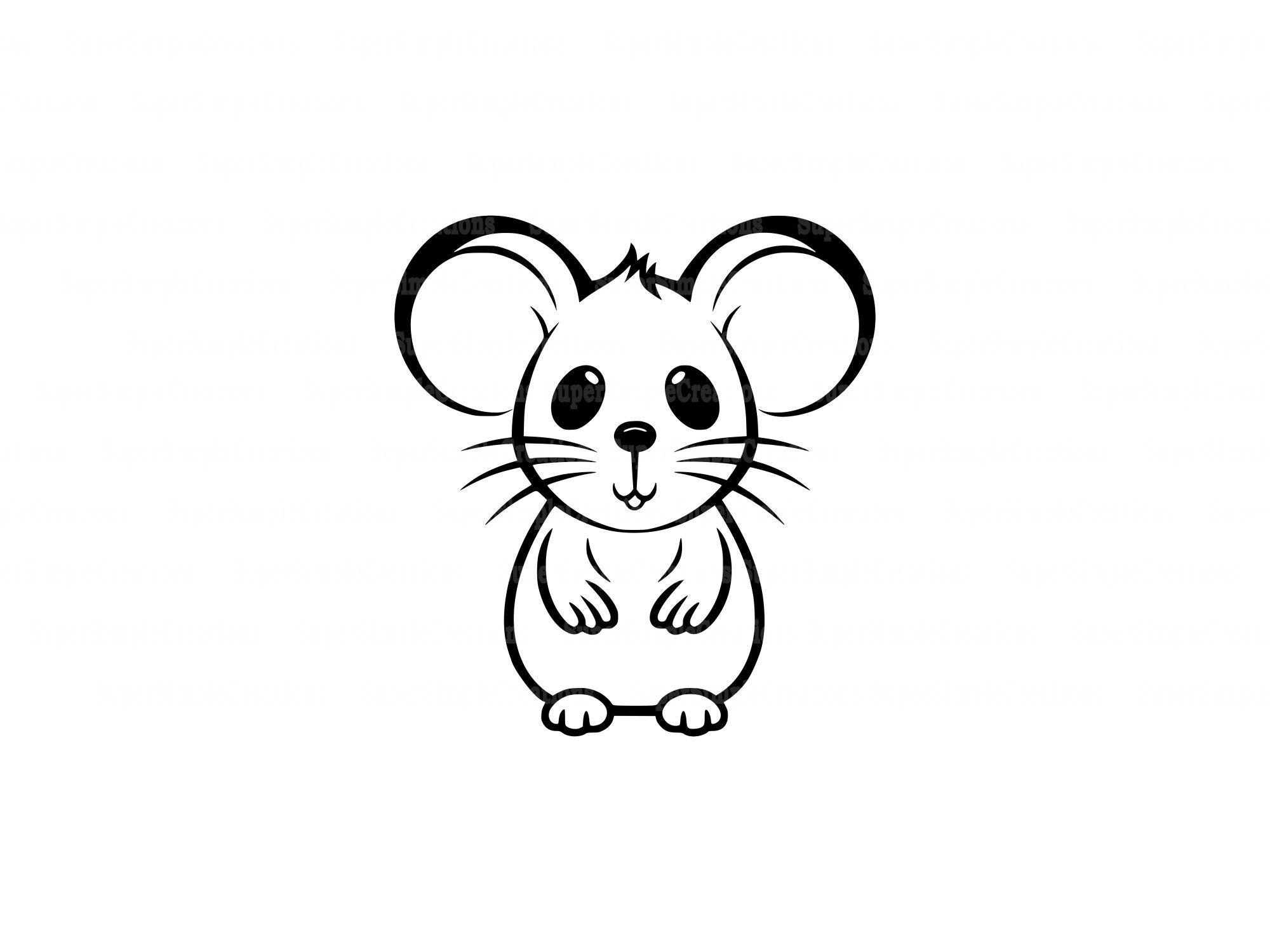 Mouse Vector Design Svg Clipart Art Digital Download T-shirt Design ...