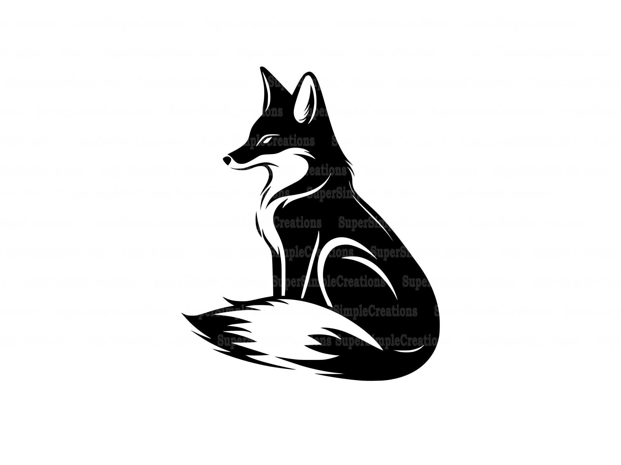 Fox Svg - Comercial Use Clipart Foxyart Digital Download T-shirt Design ...