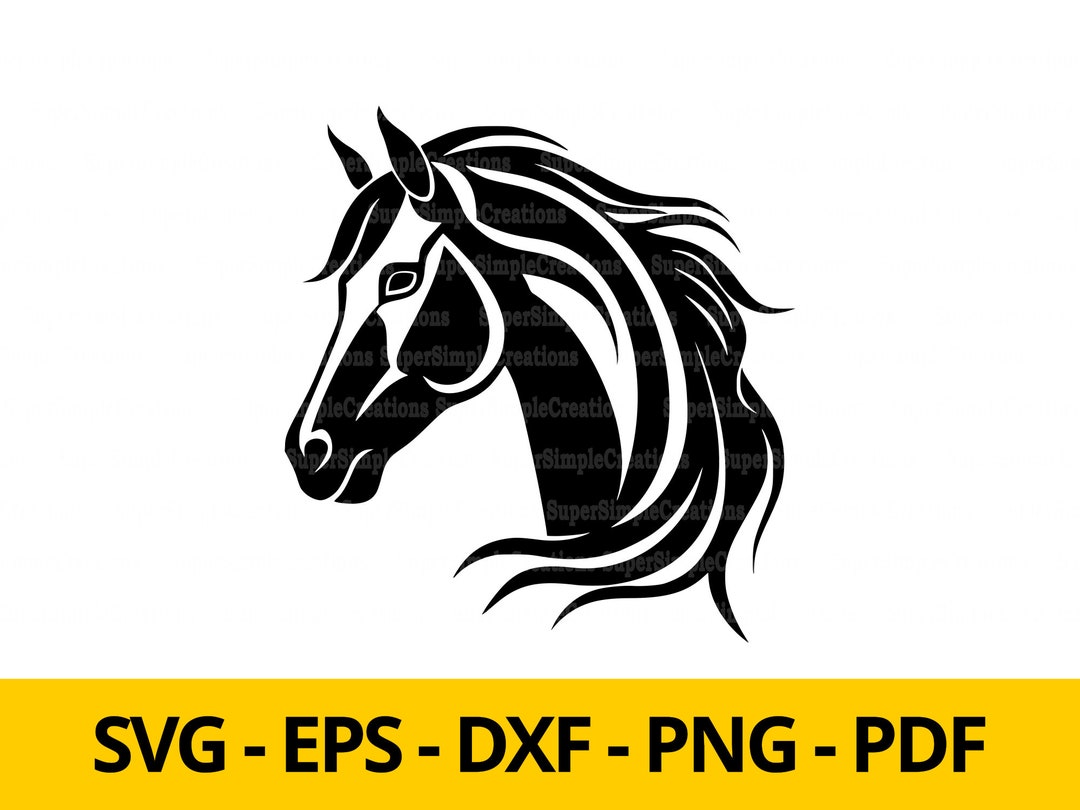 Horse Vector Design Svg Clipart Art Digital Download T-shirt Design ...