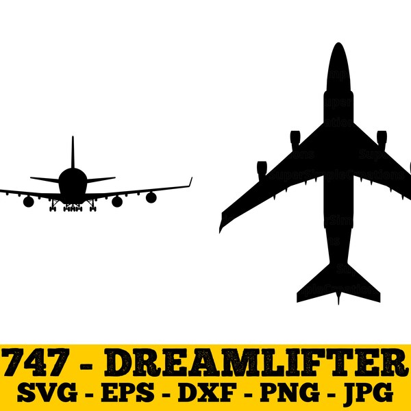 747 Svg - Etsy