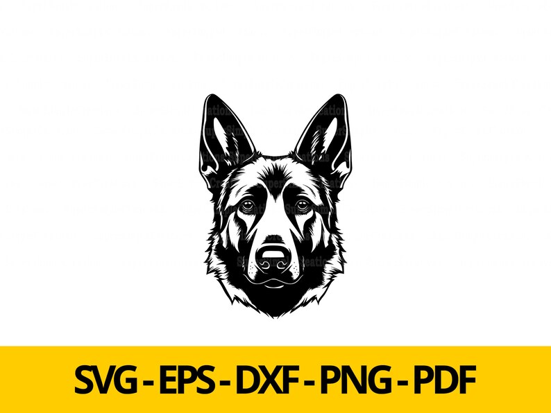 German Shepherd Svg Bundle Dog Breed K-9 Animal Pet Canine Clipart ...