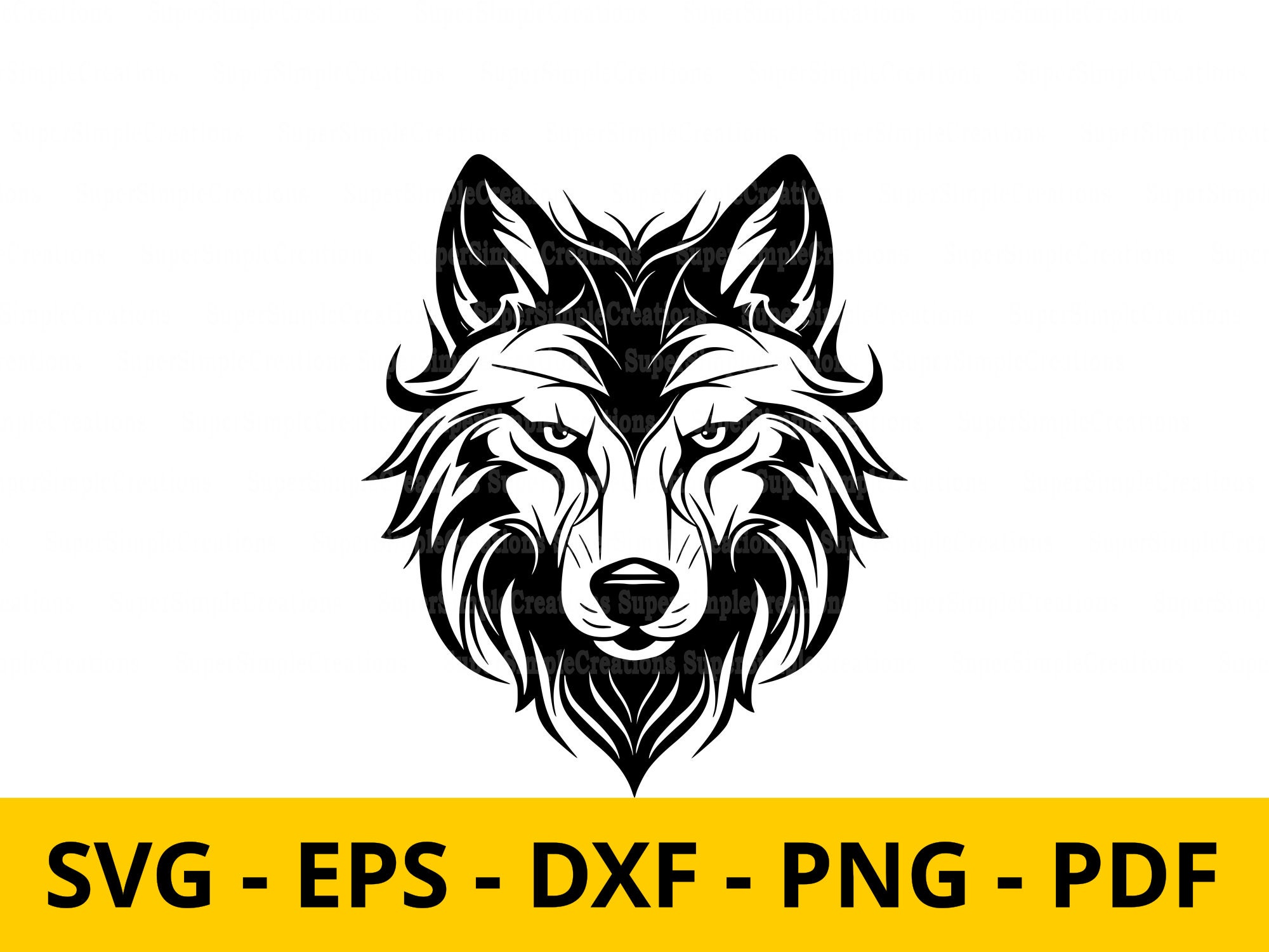 Wolf Bundle Svg - Comercial Use Clipart Art Digital Download T-shirt ...