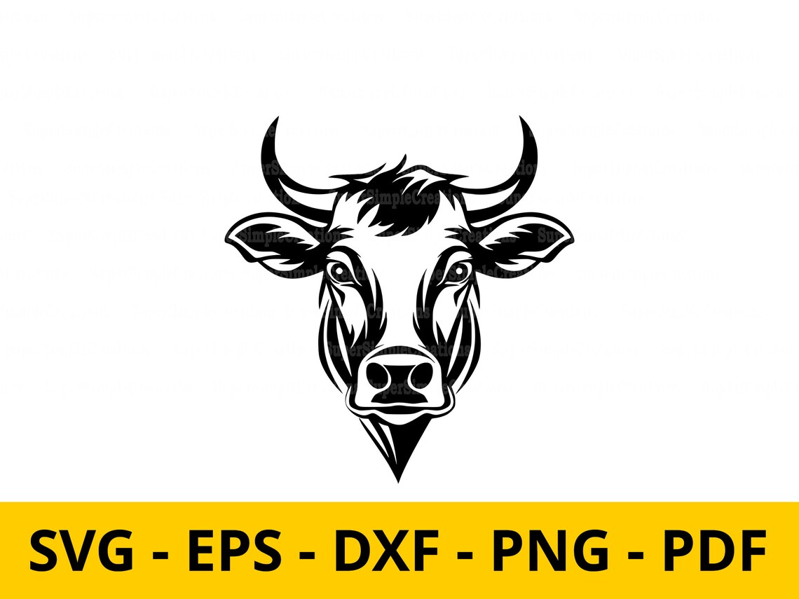 Cow Bundle Svg - Cow Laser Engraving Art Vector File Clipart Art ...