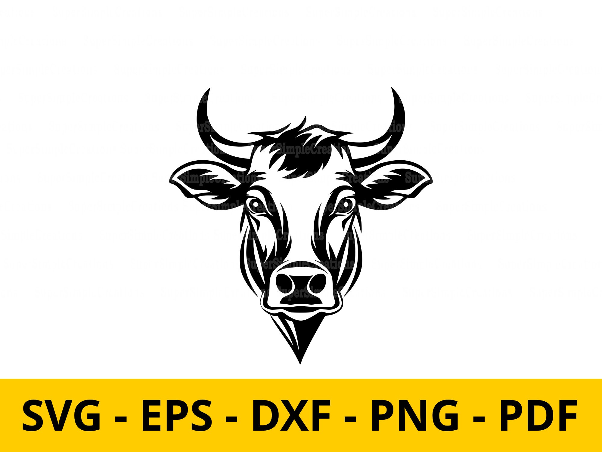 Cow Bundle Svg - Cow Laser Engraving Art Vector File Clipart Art ...