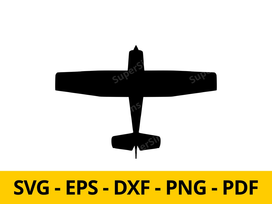Cessna Plane Svg, Eps, Dxf and Png | Aeroplane Svg| Vector Image ...