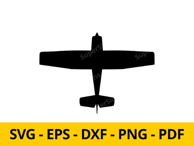 Cessna avión svg, eps, dxf y png / avión svg/ Imagen vectorial ...
