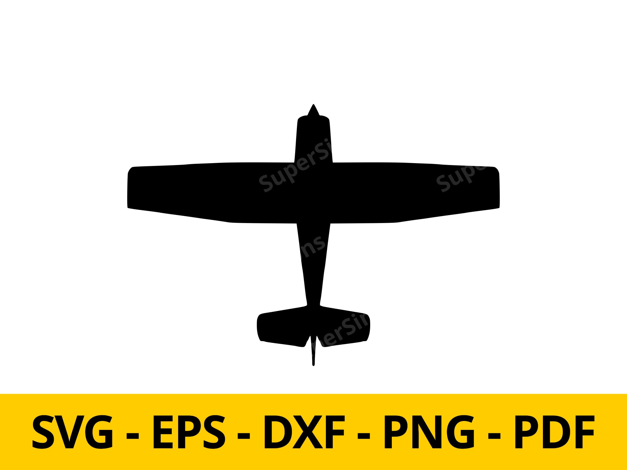 Cessna Plane Svg, Eps, Dxf and Png | Aeroplane Svg| Vector Image ...