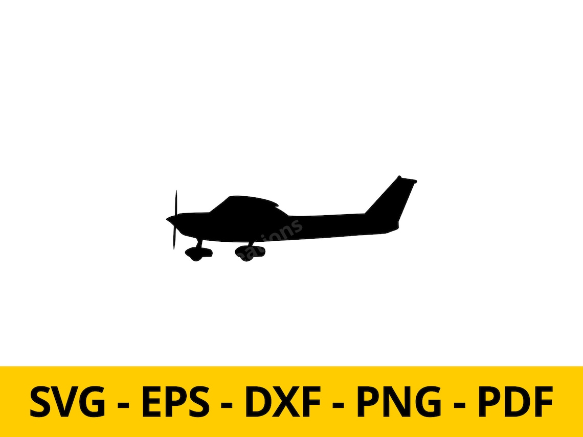 Cessna Plane Svg, Eps, Dxf and Png | Aeroplane Svg| Vector Image ...