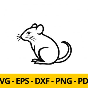 Mouse Vector Design Svg Clipart Art Digital Download T-shirt Design ...