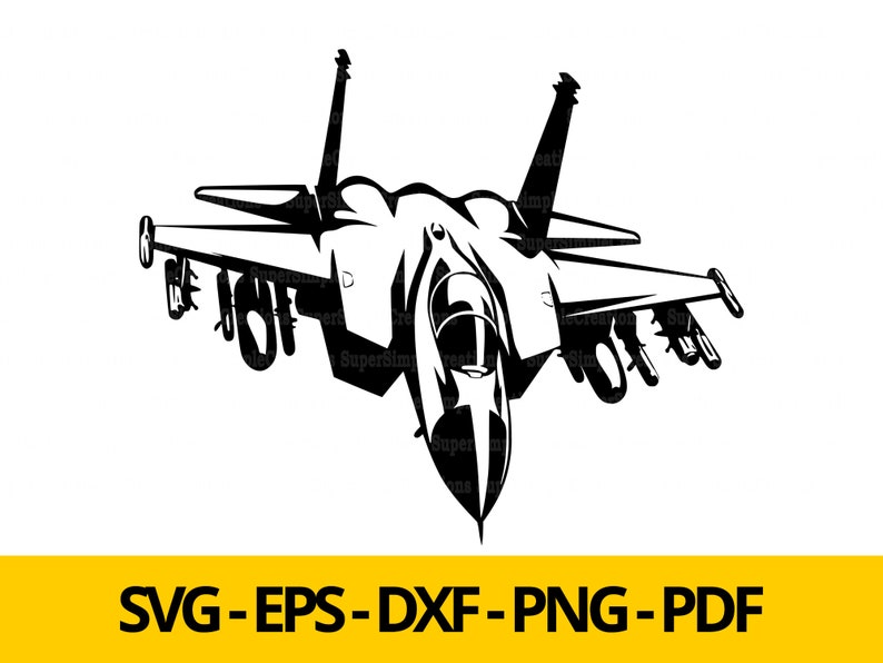F-15 Eagle Clipart Warbird Svg Fighter Plane Svg Plane - Etsy