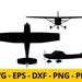 Cessna Plane Svg, Eps, Dxf and Png | Aeroplane Svg| Vector Image ...