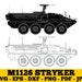 M1126 STRYKER Svg, Eps, Dxf, Png, Jpg. Stryker| Armor Vehicle Svg ...
