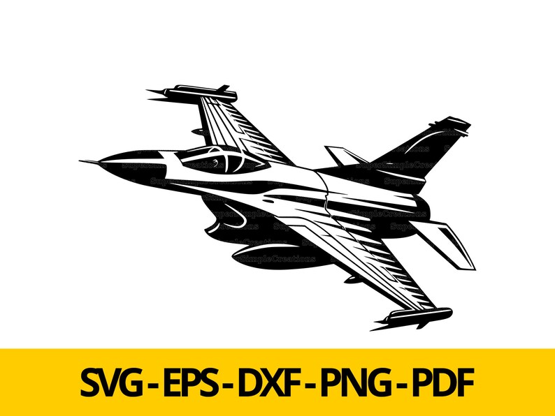 F-16 Fighting Falcon Bundle Svg | Warbird Svg| Vector Image | Clipart ...