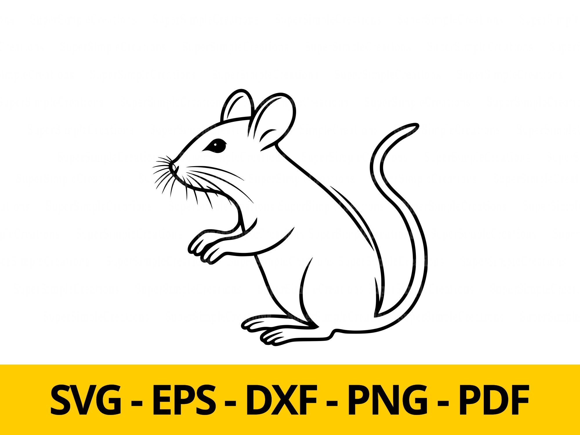 Mouse Vector Design Svg Clipart Art Digital Download T-shirt Design ...