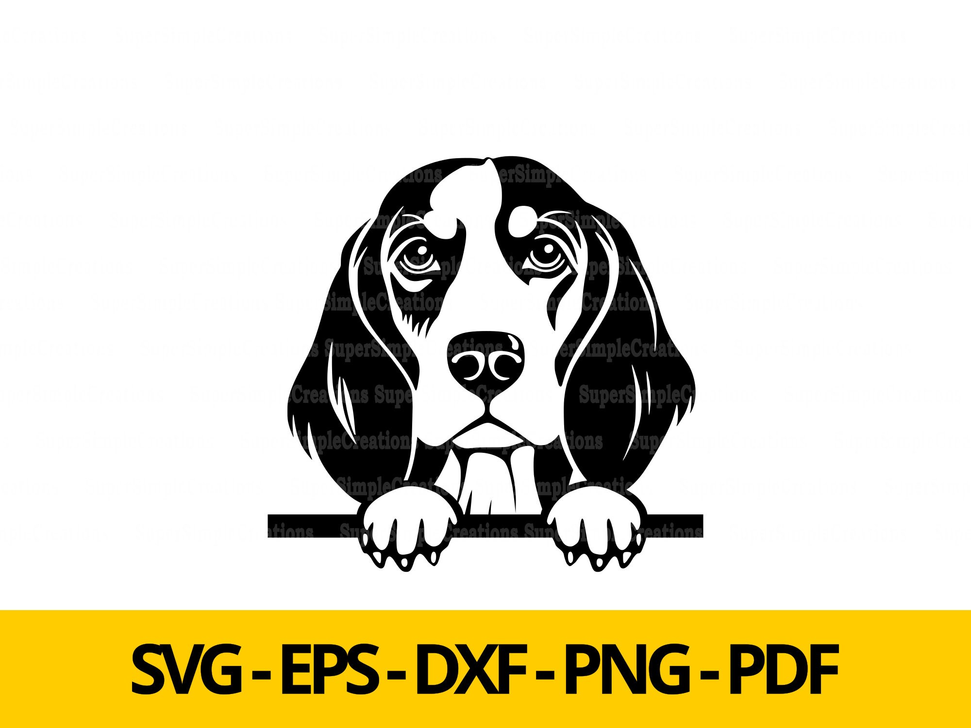 Beagle Puppy Vector Pack - Adorable Dog Illustrations for Laptops ...