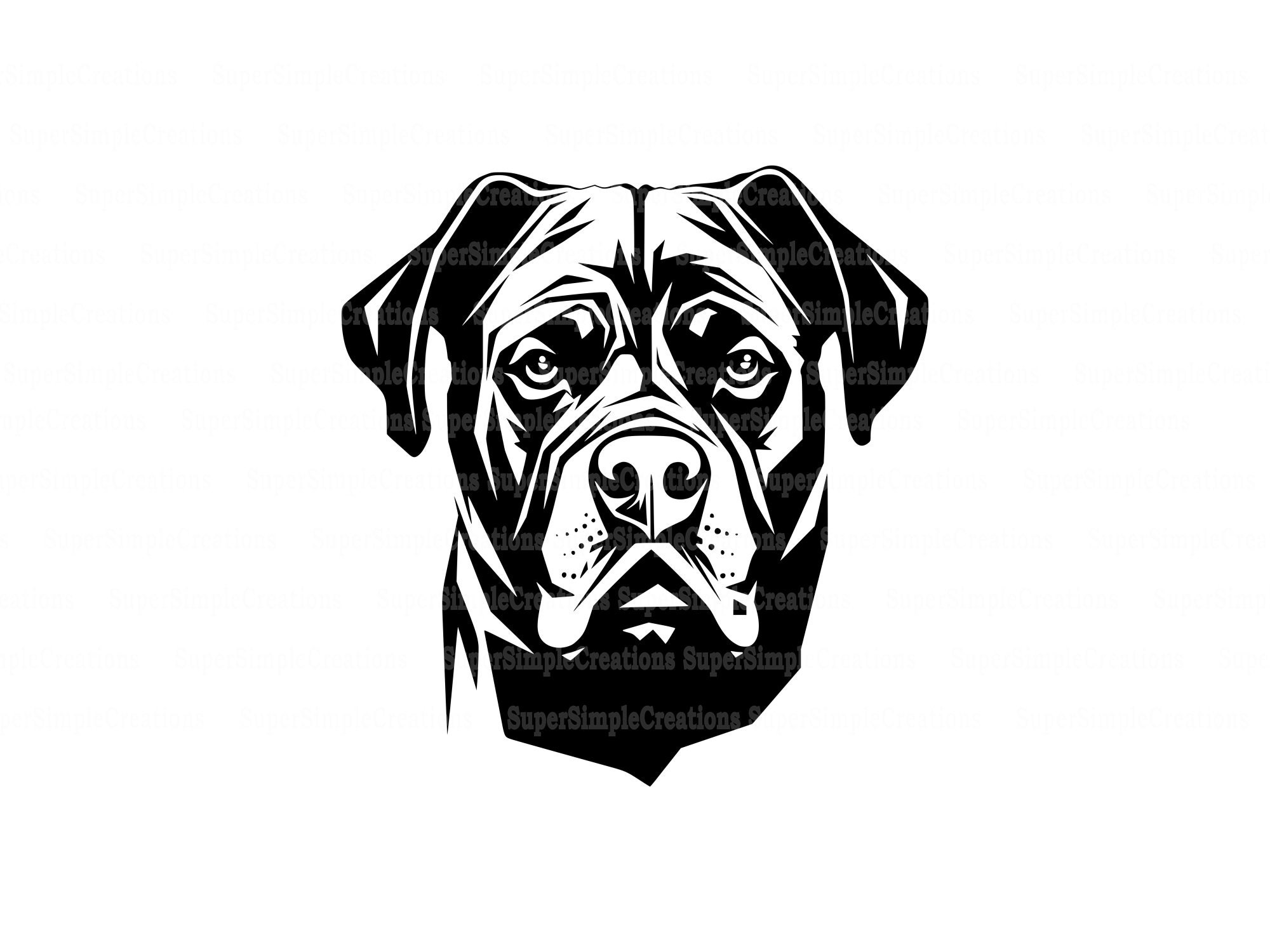 Cane Corso Puppy Planner Sticker Set - Adorable Dog-themed Decorations ...