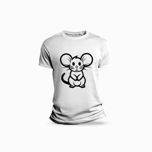 Mouse Vector Design Svg Clipart Art Digital Download T-shirt Design ...