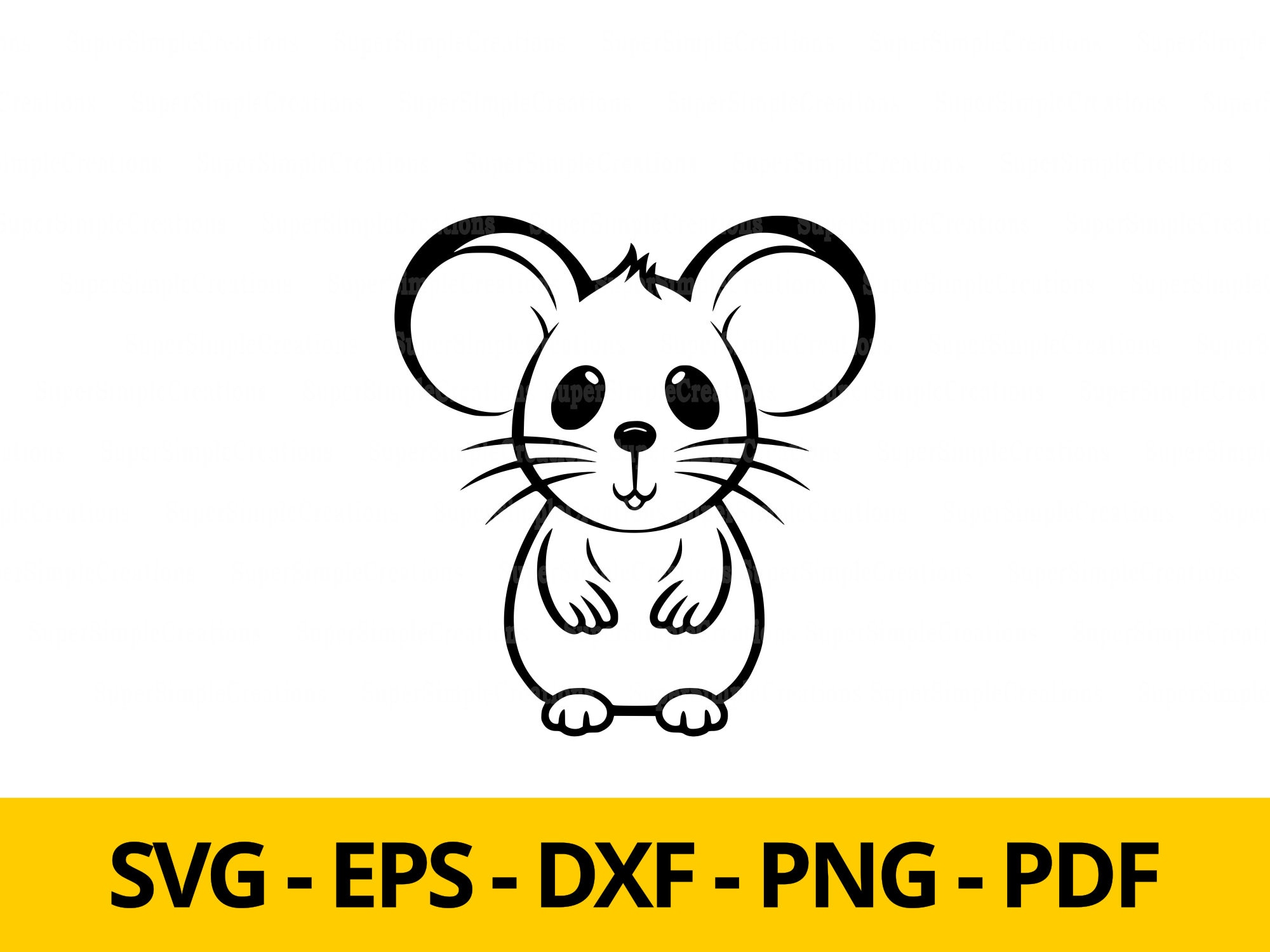 Mouse Vector Design Svg Clipart Art Digital Download T-shirt Design ...