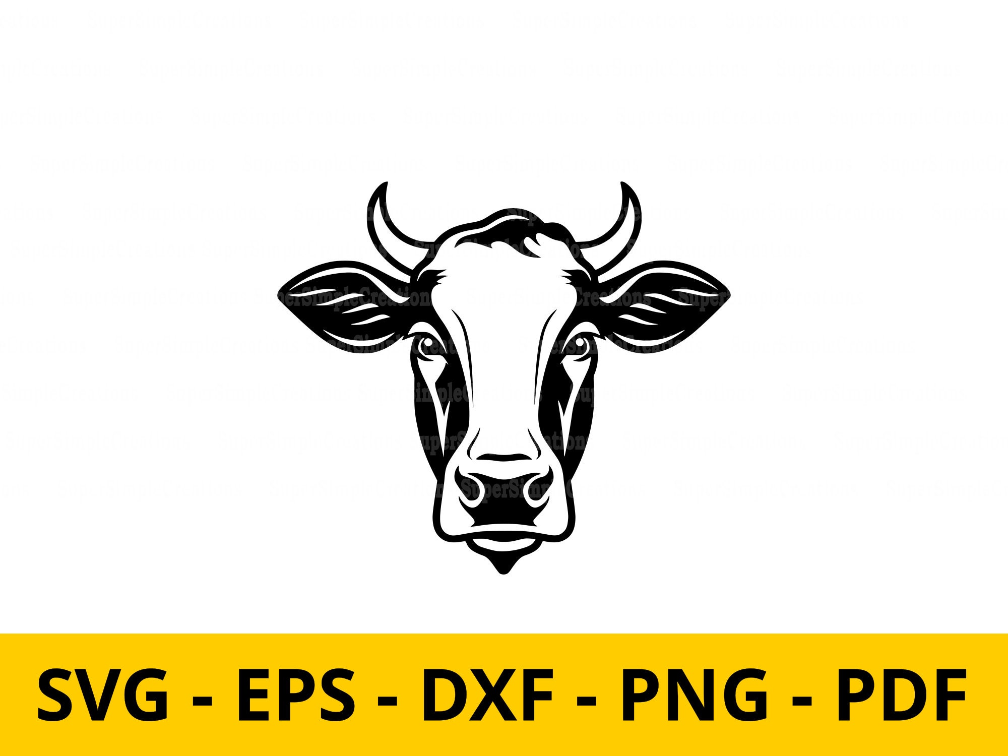 Cow Bundle Svg - Cow Laser Engraving Art Vector File Clipart Art ...