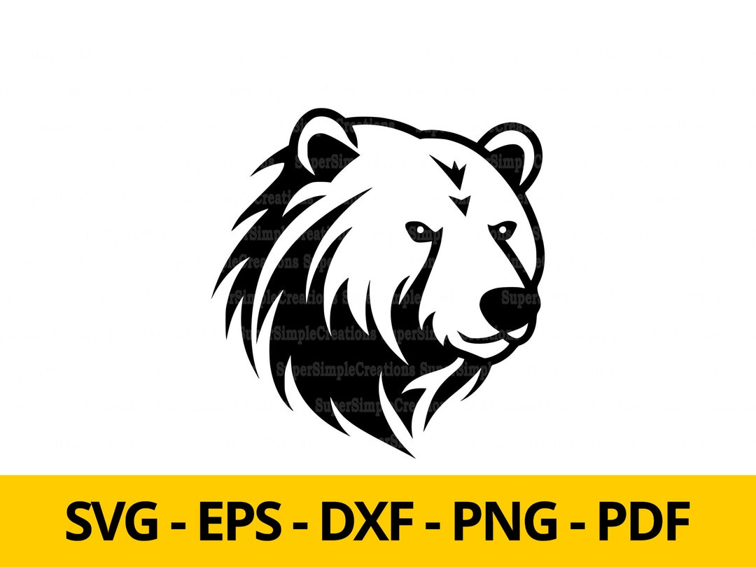 Bear Vector Design Svg Clipart Art Digital Download T-shirt Design ...
