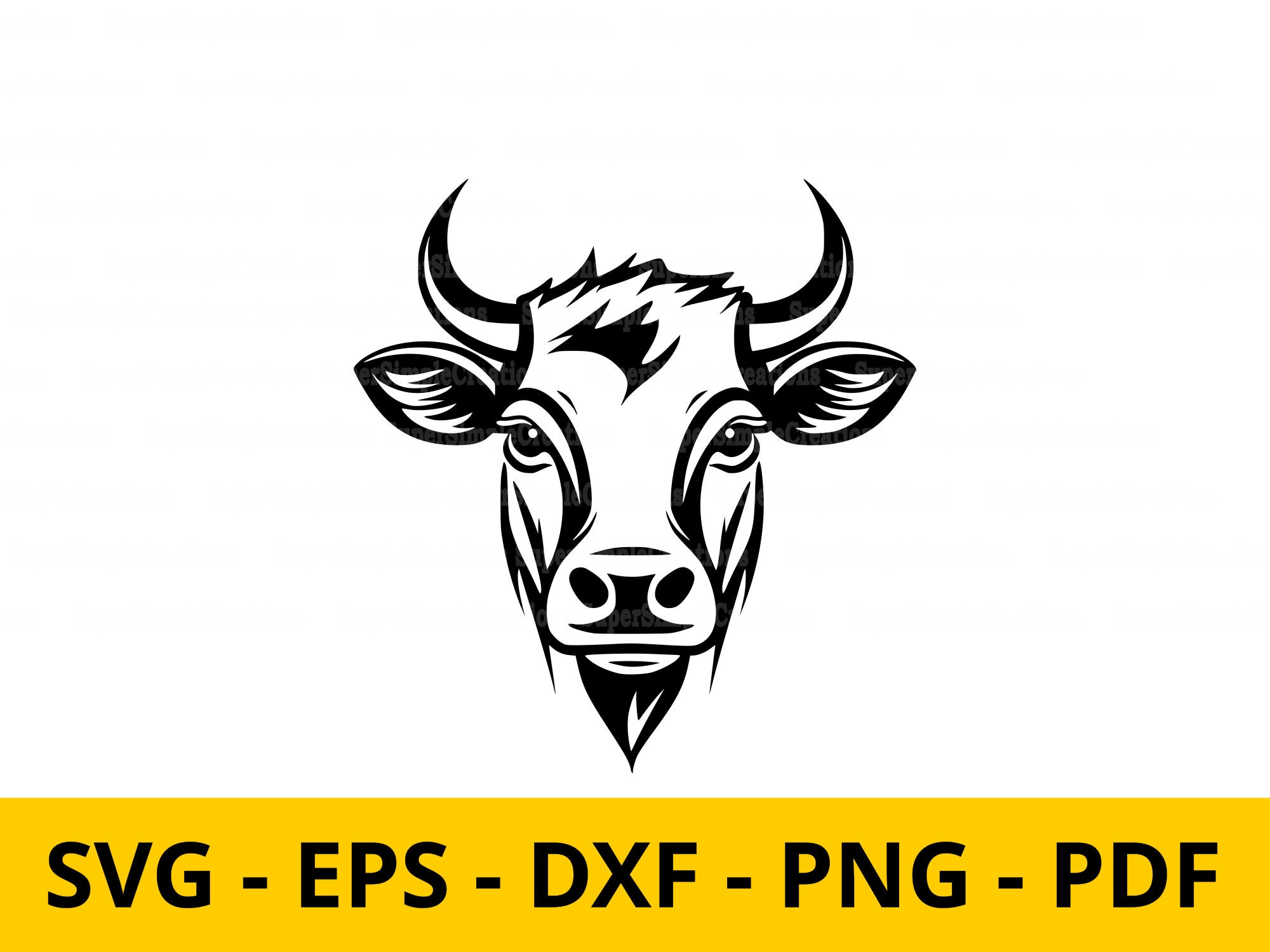 Cow Bundle Svg - Cow Laser Engraving Art Vector File Clipart Art ...