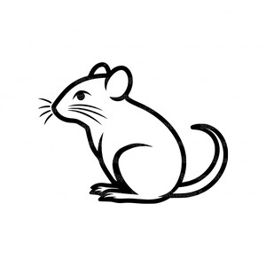 Mouse Vector Design Svg Clipart Art Digital Download T-shirt Design ...